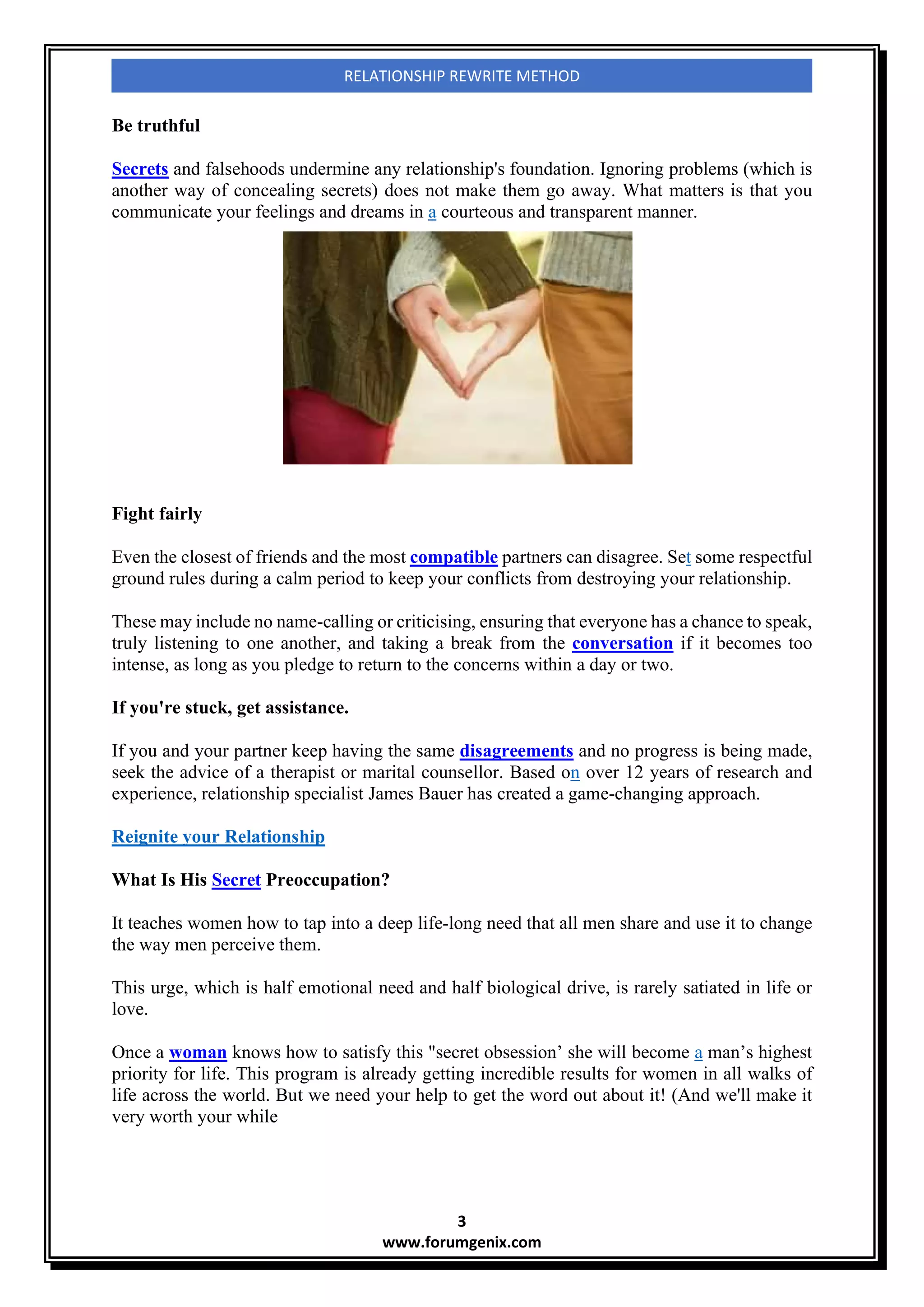 Relationship rewrite method | PDF