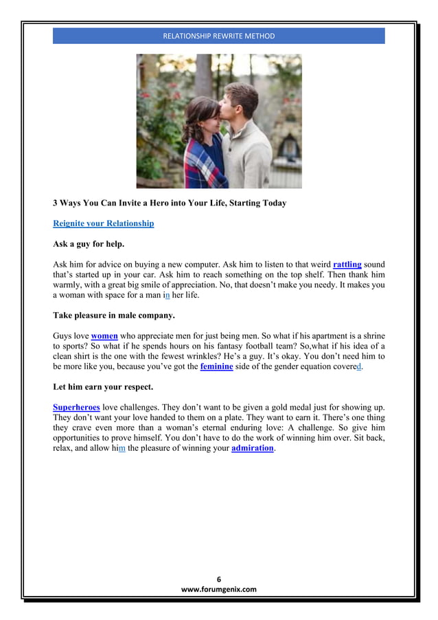 Relationship rewrite method | PDF