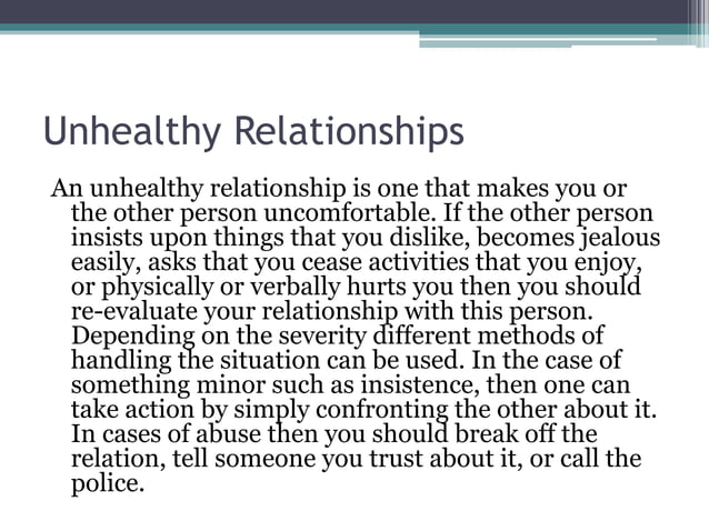 Relationships | PPT