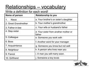 Relationships | PPT
