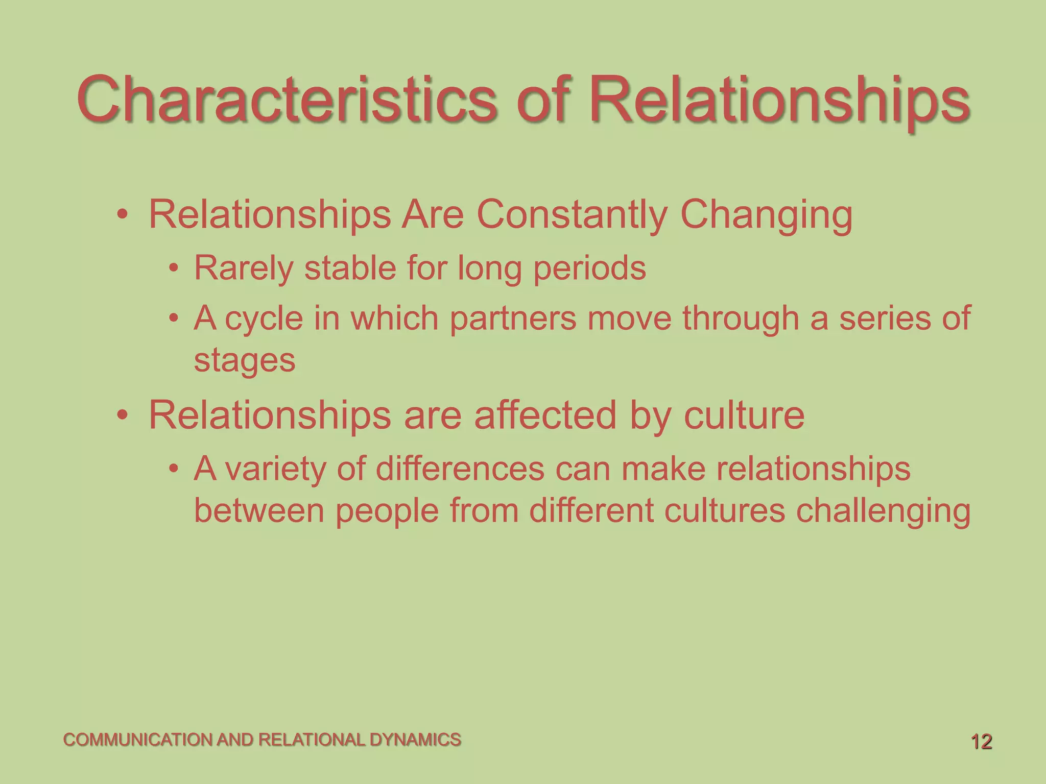 Relationships | PDF