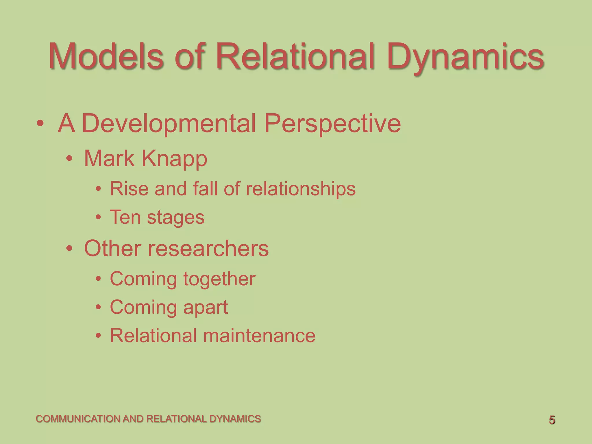 Relationships | PDF
