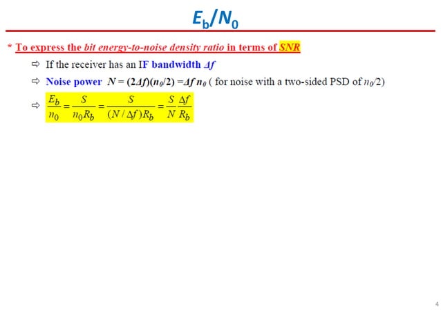 Relationships Among Evm Ber And Snr Wifi Minimum Snr Consideration Pdf Computer