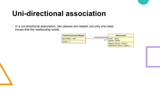 Relationships and their representation in a class diagram.pptx
