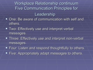 Relationshipsinworkplace | PPT