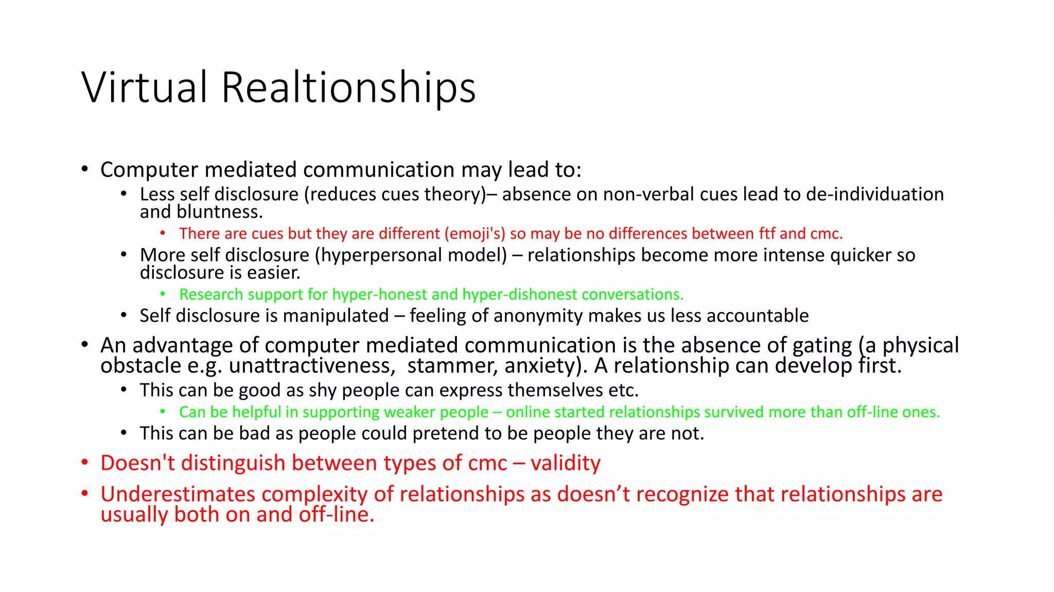 Relationships Revision - AQA A Level Revision | PPTX