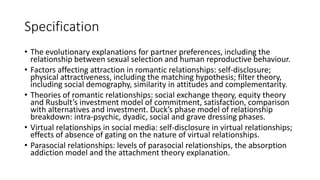 Relationships Revision - AQA A Level Revision | PPTX