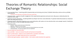 Relationships Revision - AQA A Level Revision | PPTX