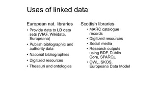 Relationship status: Libraries and linked data in Europe | PPT