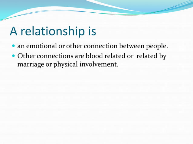 Relationship survey | PPT
