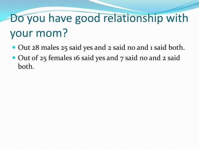 Relationship survey | PPT