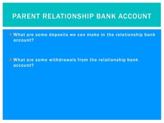 Relationships with parents | PPTX