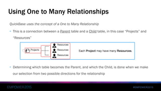 Relationship Therapy: Deeper Connections for your QuickBase Apps | PPT