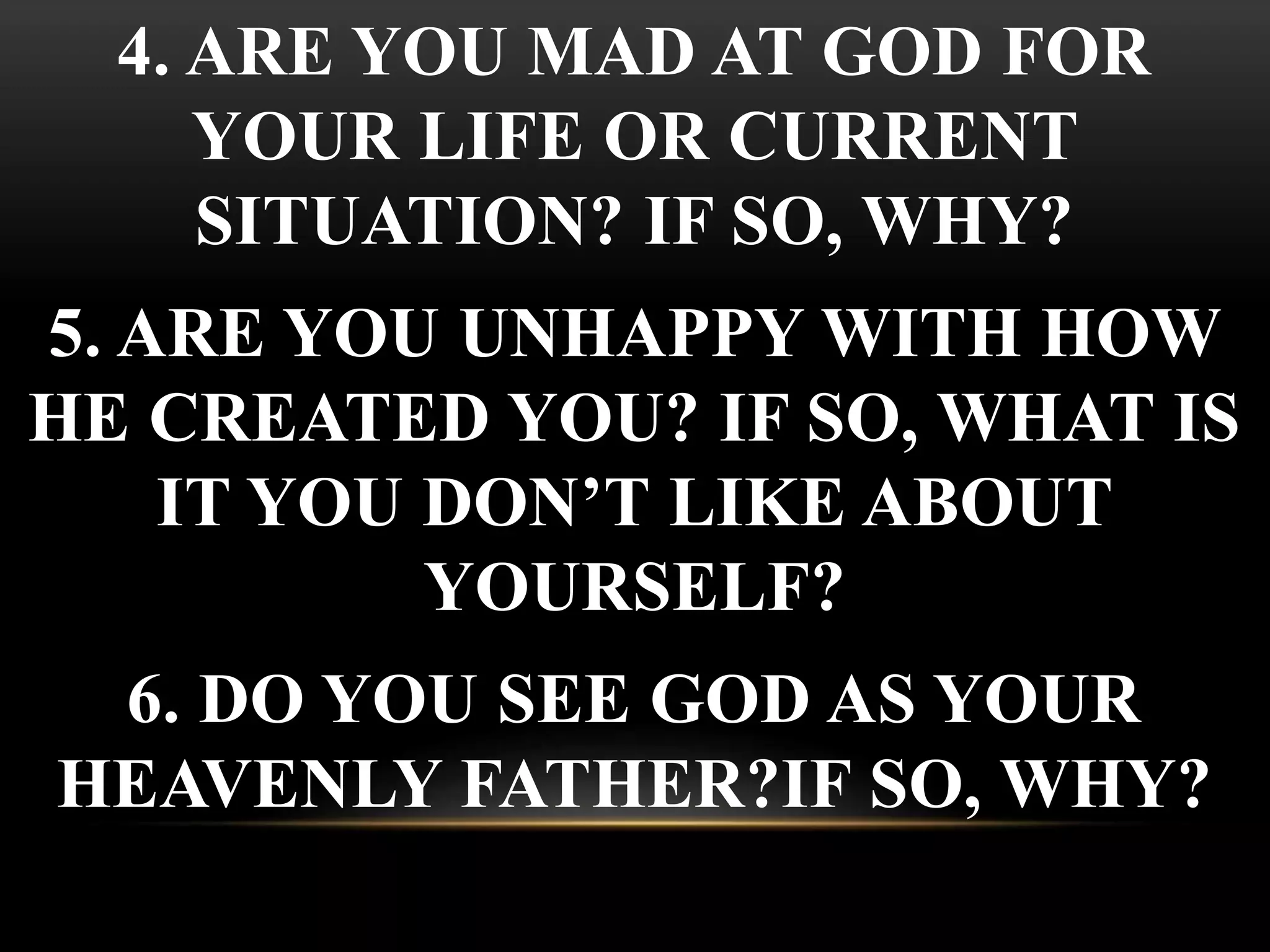 Relationship with God, Self and Others | PPTX