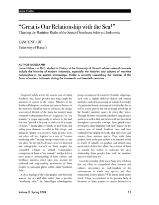 Relationship with the sea | PDF