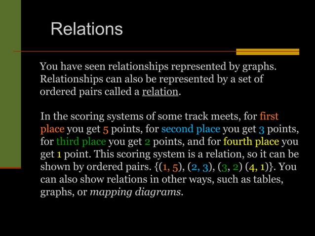 Relation Slides.ppt data structure slides for explained process | PPT