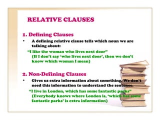 Relative clauses | PPT