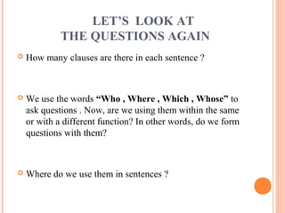 Relative clauses | PPT