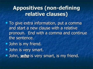 Relative Pronouns | PPT