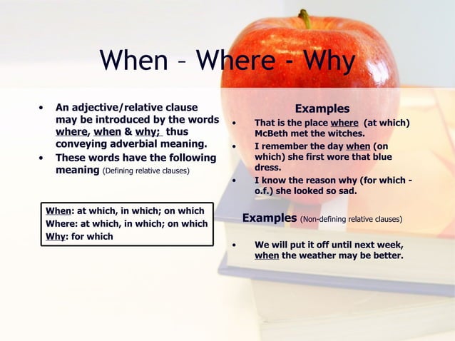 Relative Pronouns & Adjective Clauses | PPT