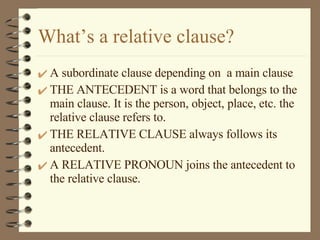 Relative Sentences | PPT