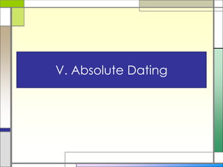 Relative and absolute dating | PPTX