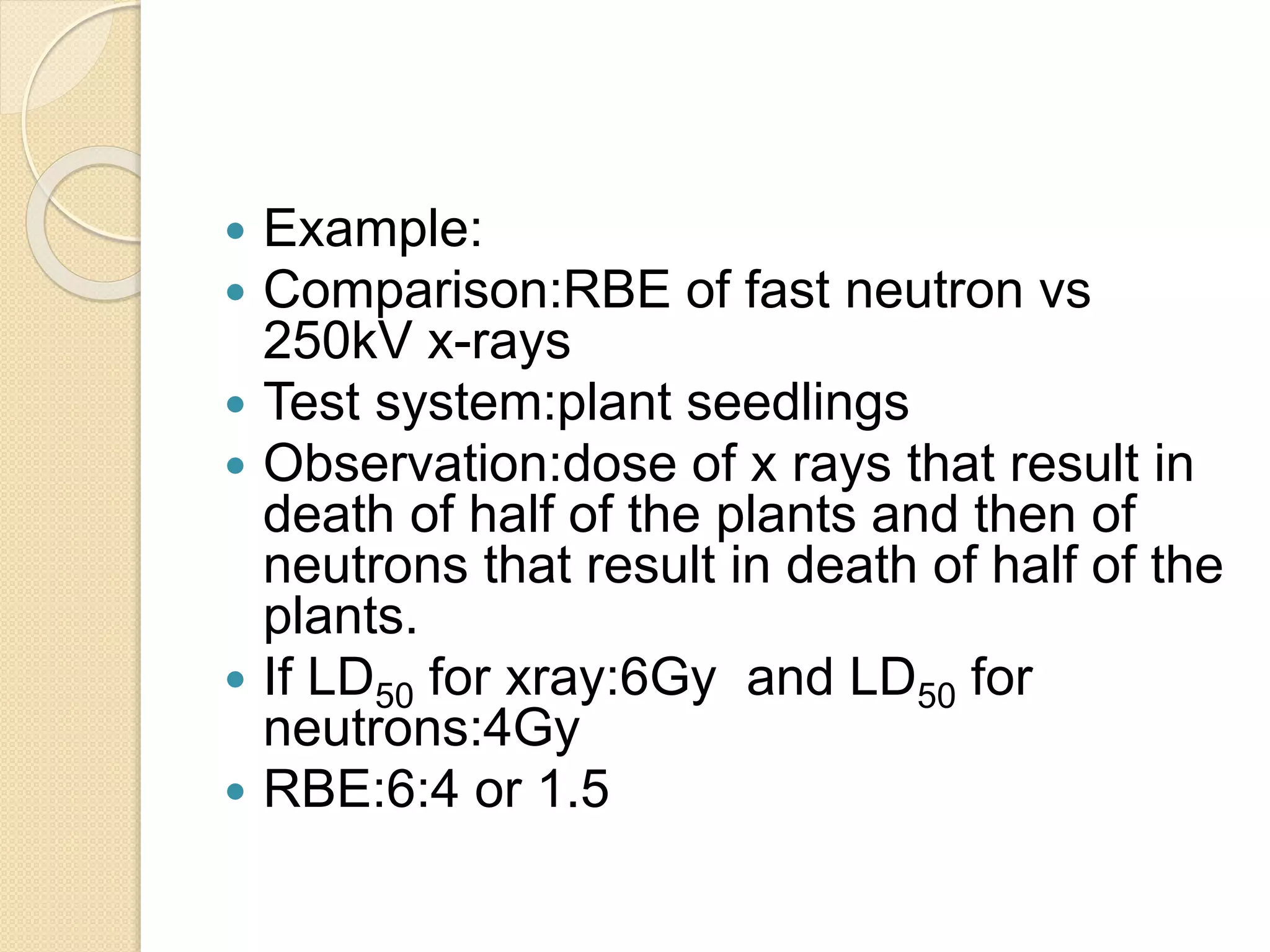 Relative biological effectiveness | PPTX