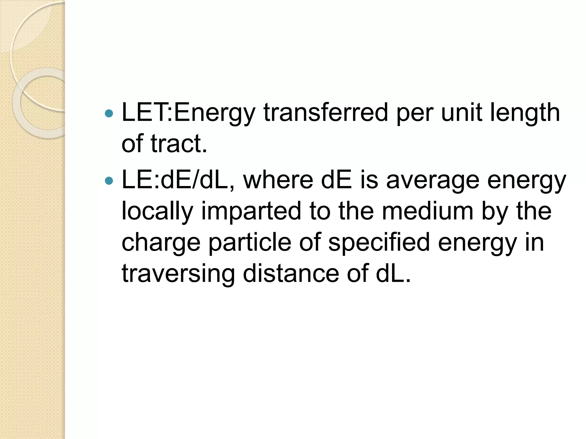 Relative biological effectiveness | PPTX