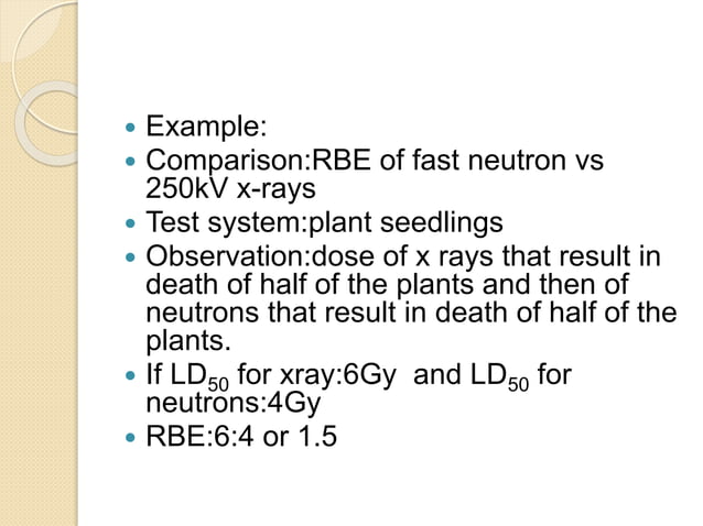 Relative biological effectiveness | PPTX