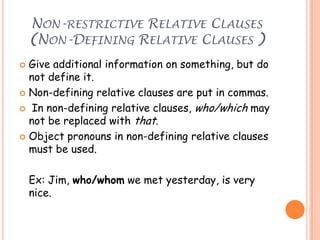 Relative clause | PPTX