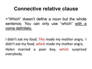 Relative clauses | PPTX | Cats | Pets