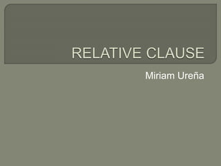 Oraciones de relativo | PPTX