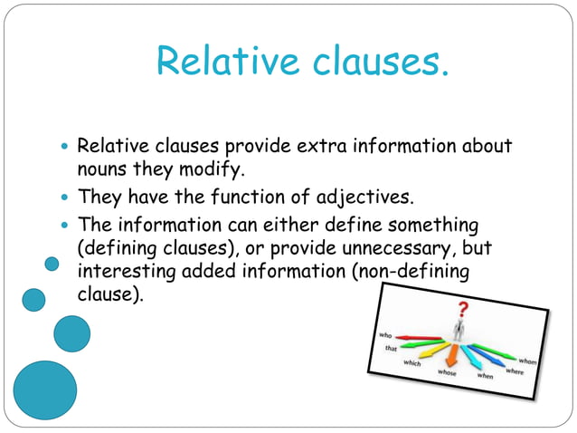 Relative clause | PPT