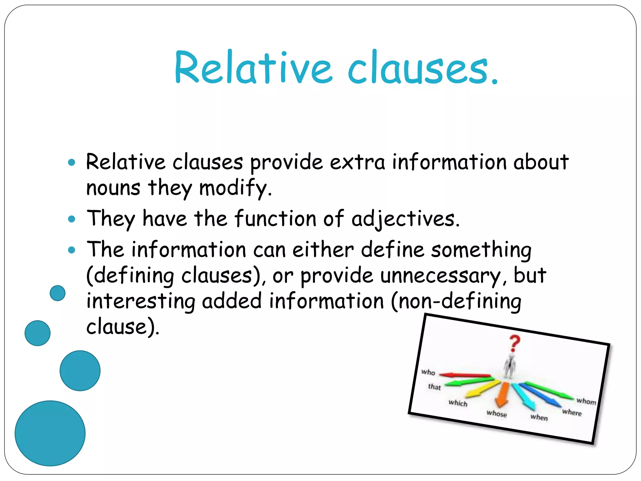 Relative clause | PPTX