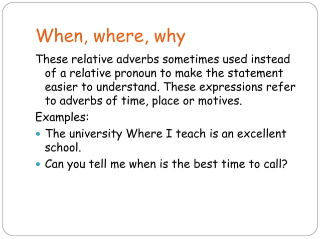 Relative clause | PPT