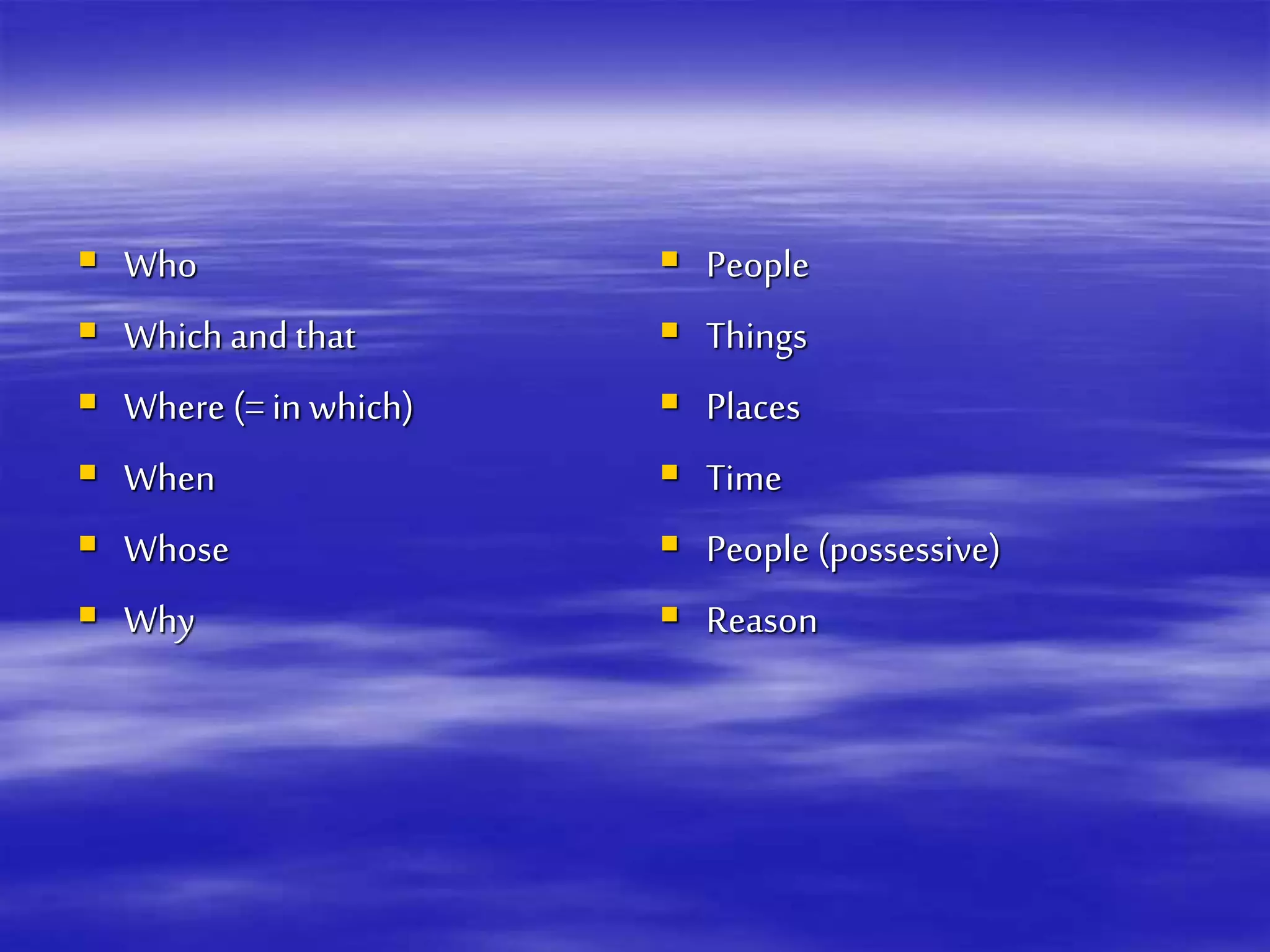 Relative clause | PPT | Free download