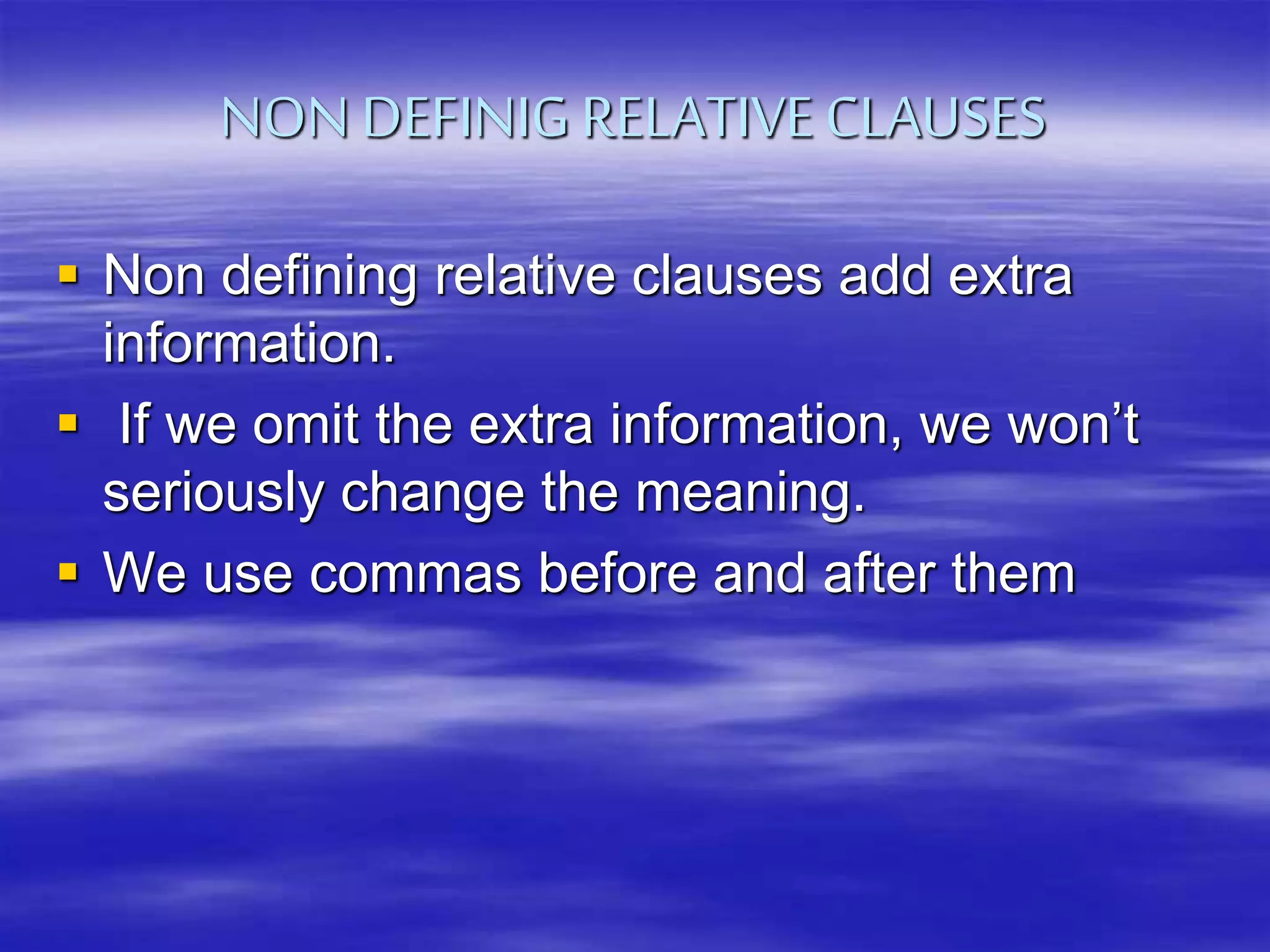 Relative clause | PPT