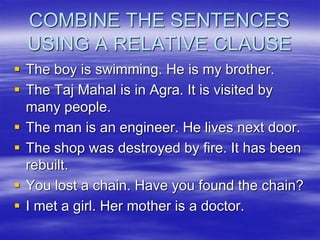 Relative clause | PPT | Free download