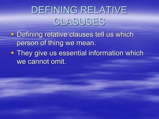 Relative clause | PPT