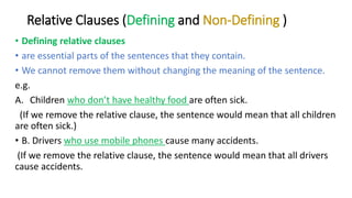 A nice explanation of the Relative Clause | PPTX