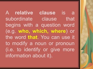 Parts of Speech: RELATIVE CLAUSE powerpoint presentation.pptx