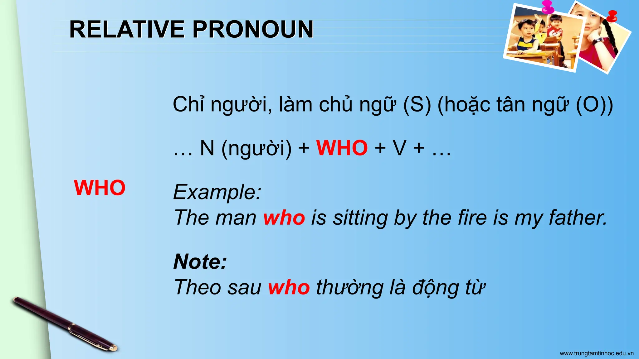 ENGLISH GRAMMAR FOR EFL - RELATIVE CLAUSE | PPTX