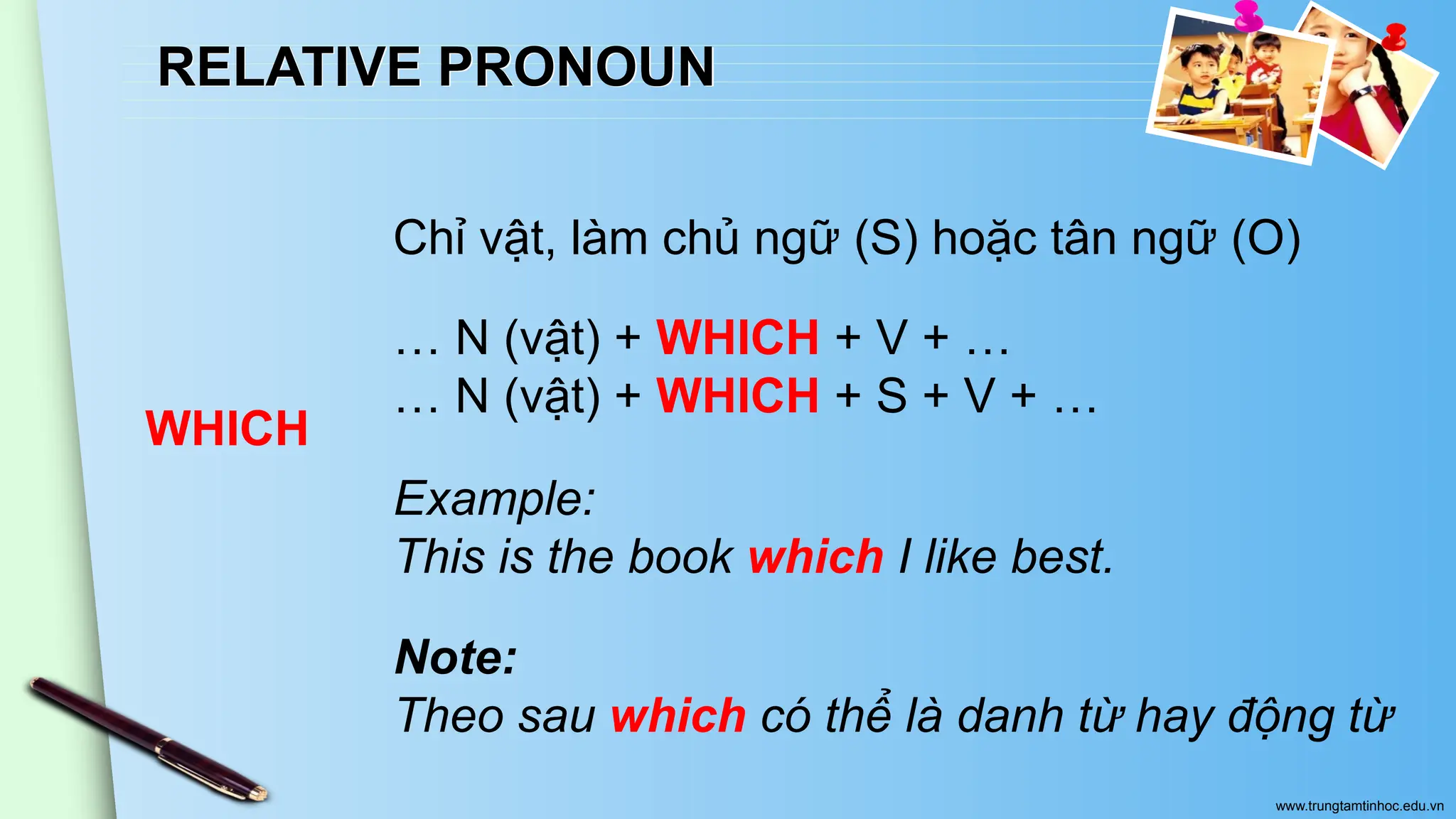 ENGLISH GRAMMAR FOR EFL - RELATIVE CLAUSE | PPTX