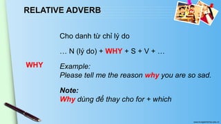 ENGLISH GRAMMAR FOR EFL - RELATIVE CLAUSE | PPTX