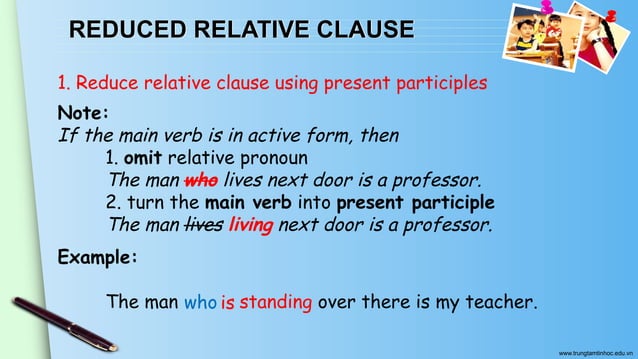 ENGLISH GRAMMAR FOR EFL - RELATIVE CLAUSE | PPTX