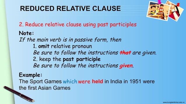 ENGLISH GRAMMAR FOR EFL - RELATIVE CLAUSE | PPTX