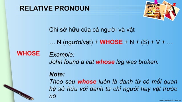ENGLISH GRAMMAR FOR EFL - RELATIVE CLAUSE | PPTX