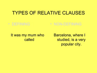Relative Clauses | PPT