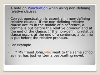 Relative Clauses | PPTX