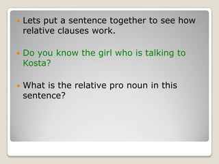 Relative Clauses | PPTX